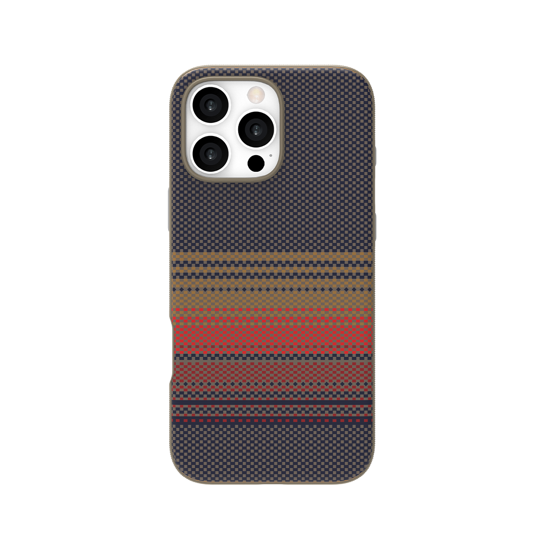 LZEL MagCarbon Splice Case for iPhone 16 Pro Max | Mix Brown – Mobile 2000